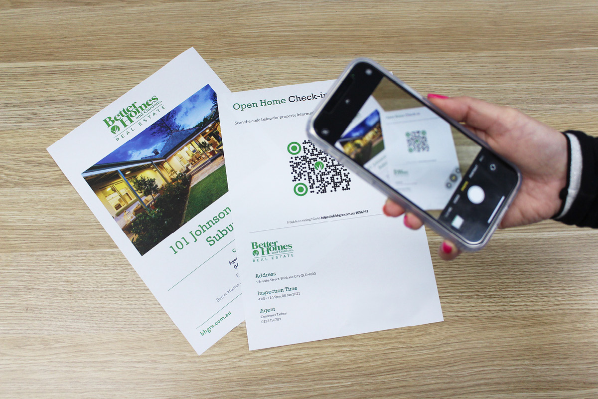 New QR code check-in - Better Homes and Gardens Real Estate